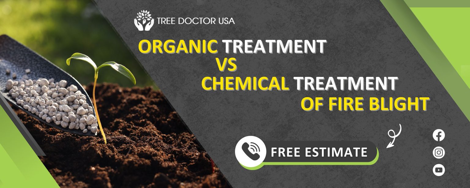Organic Treatment vs. Chemical Treatment of Fire Blight